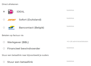 Betalingsmogelijkheden voor de student – MBOwebshop.nl – Kennisbank